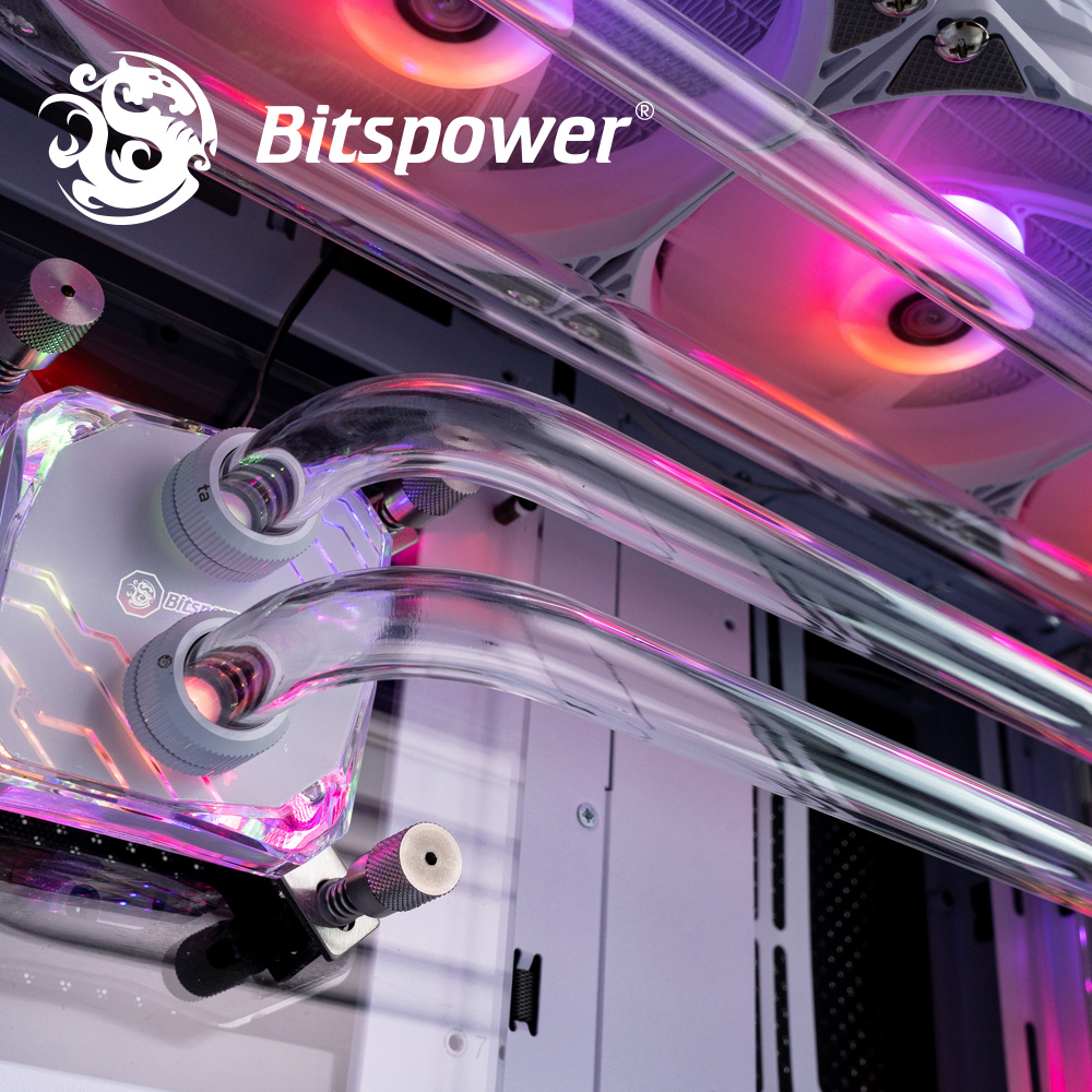 【Bitspower】TITAN ONE MINI 2.0（Bitspower水冷套組 + 聯力 O11D Mini 雪白機殼） - PChome 24h購物