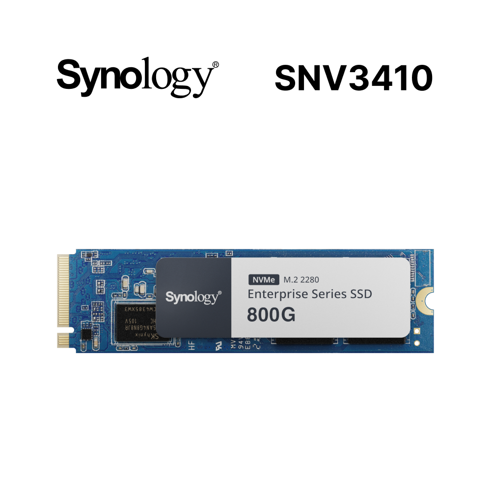 Synology 群暉科技 SNV3410-800G M.2 2280 NVMe SSD - PChome 24h購物