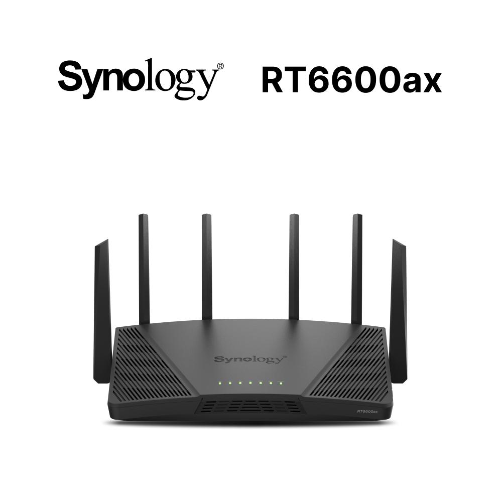 Synology 群暉 科技 RT6600ax AX6600 三頻 Wi-Fi 6 路由器(網路分享器) - PChome 24h購物