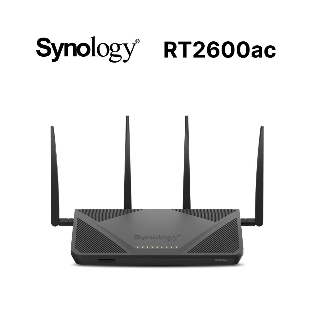Synology 群暉科技 RT2600ac AC2600 雙頻 Wi-Fi 路由器(網路分享器) - PChome 24h購物