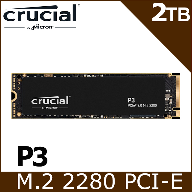 Crucial P3 NVMe PCIe M.2 - PChome 24h購物