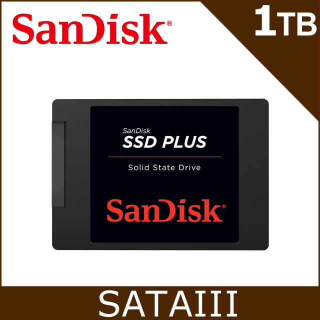 SanDisk SSD Plus 1TB 2.5吋SATAIII固態硬碟(G27) - PChome 24h購物