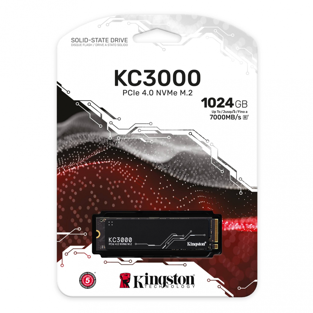 Kingston 金士頓 KC3000 1TB 1024GB SKC3000S/1024G PCIE 4.0 SSD 內接固態硬碟 ...