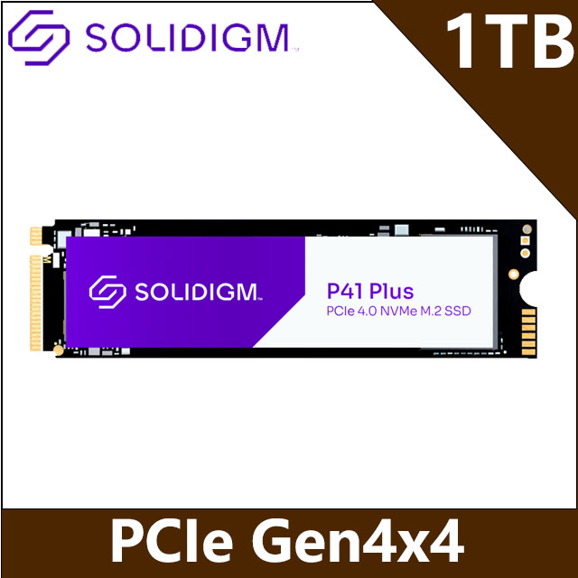Solidigm P41 Plus系列 1TB M.2 2280 PCI-E 固態硬碟 - PChome 24h購物