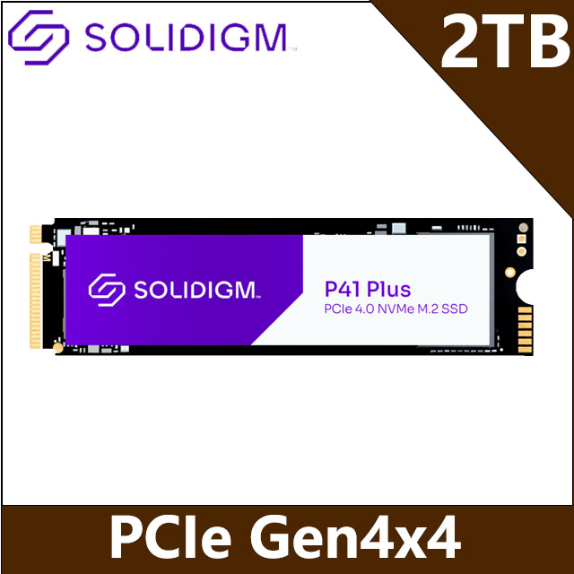 Solidigm P41 Plus系列 2TB M.2 2280 PCI-E 固態硬碟 - PChome 24h購物