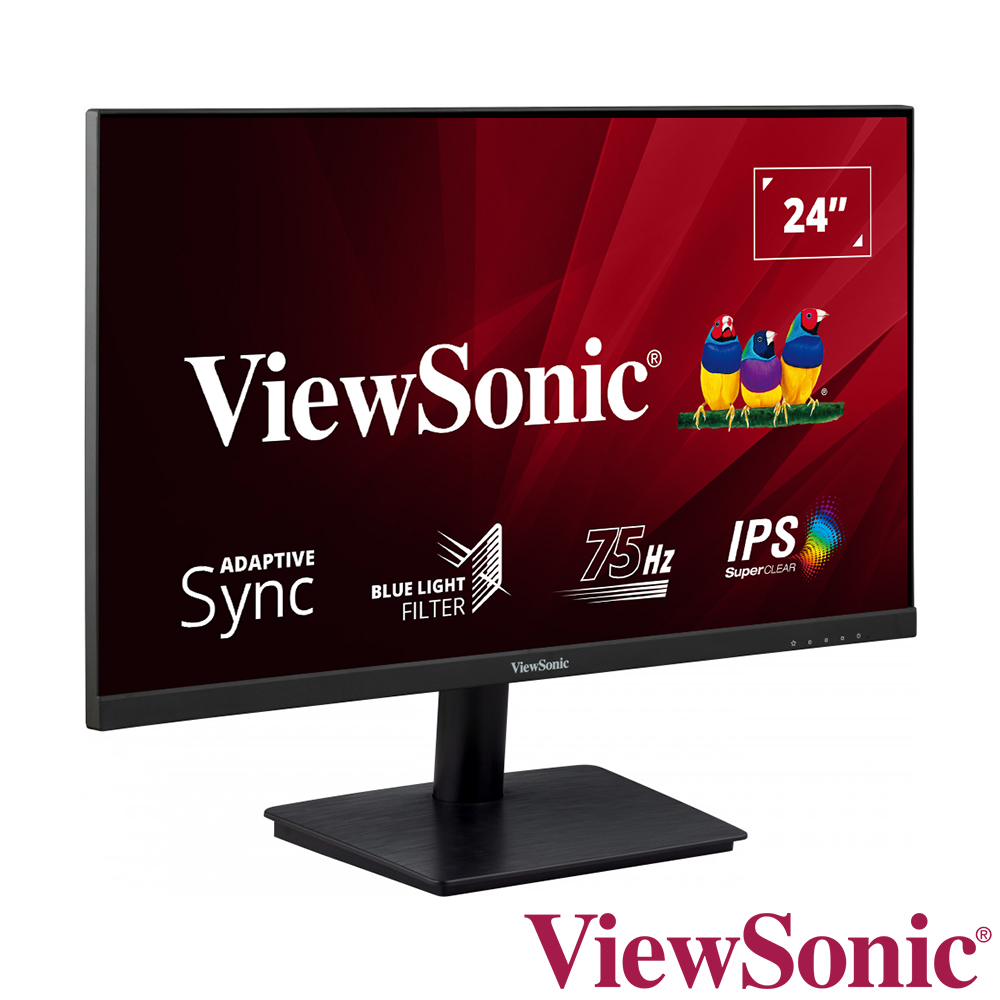 ViewSonic VA2409-MH 窄邊框螢幕 (24型/FHD/HDMI/喇叭/IPS) - PChome 24h購物