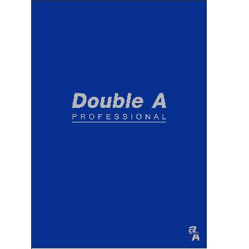 DoubleA B5辦公室系列(寶藍/50頁)空白內頁膠裝筆記本(DANB15059)-五入 - PChome 24h購物