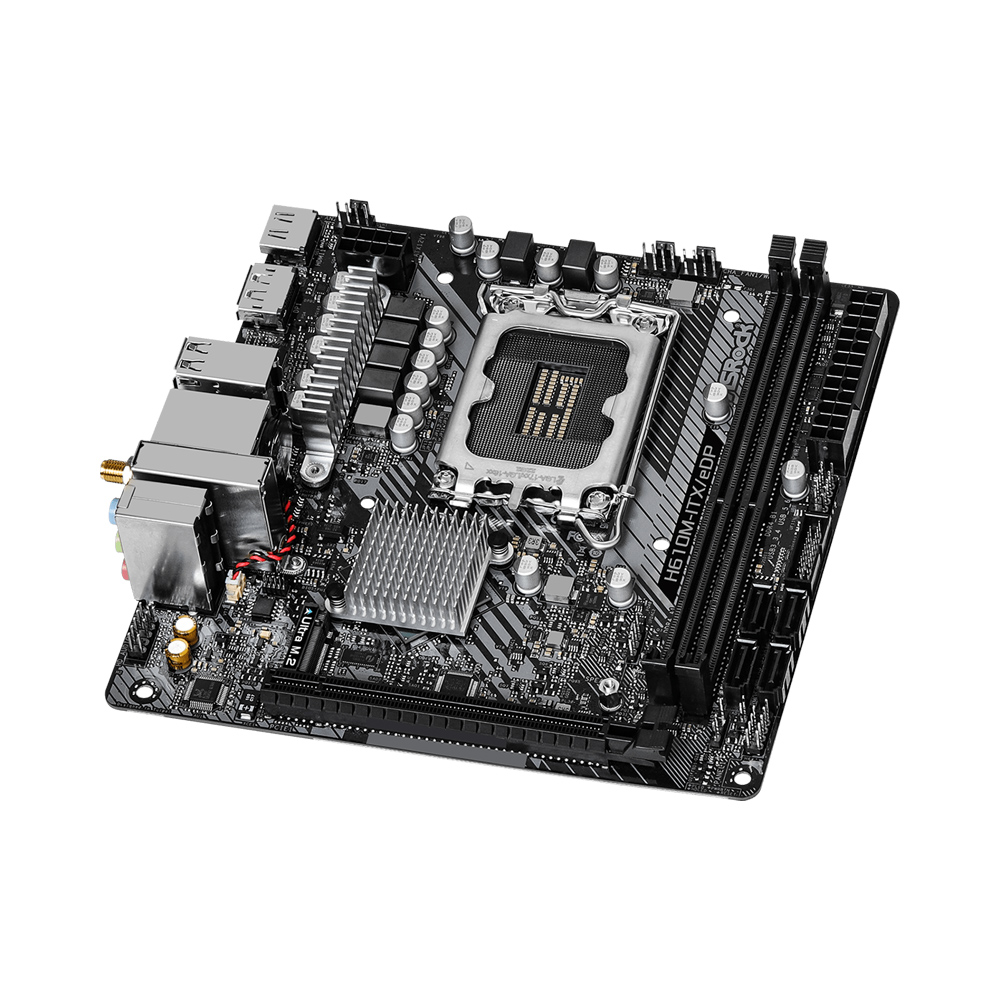 華擎 ASRock H610M-ITX/eDP INTEL 主機板 - PChome 24h購物