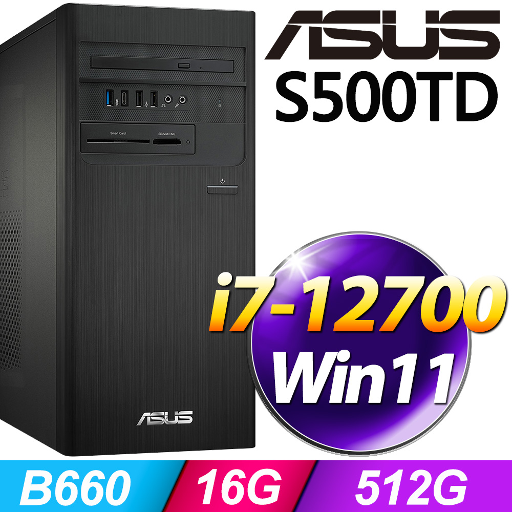 華碩 H-S500TD-712700006W - PChome 24h購物