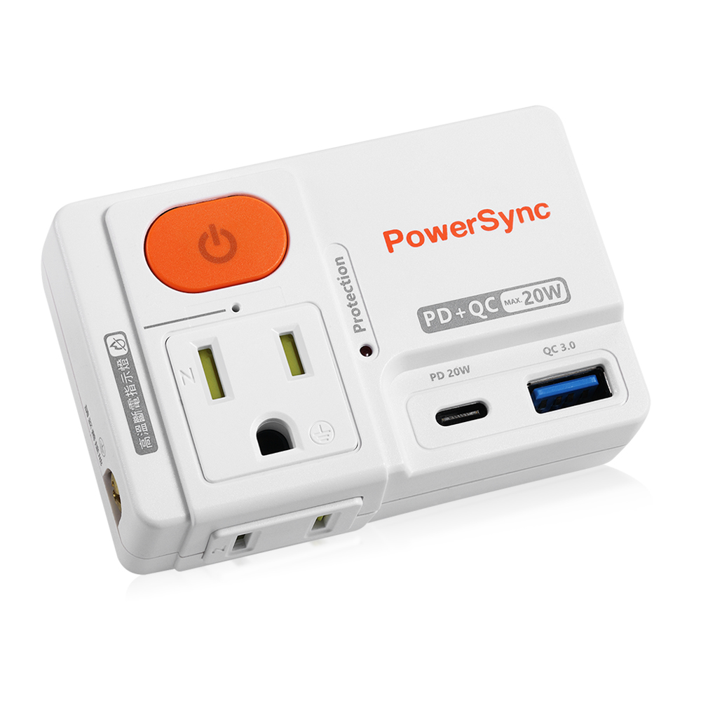 群加 Powersync 2P+3P 1開2插高溫斷電快充壁插(TCM12Q9) - PChome 24h購物
