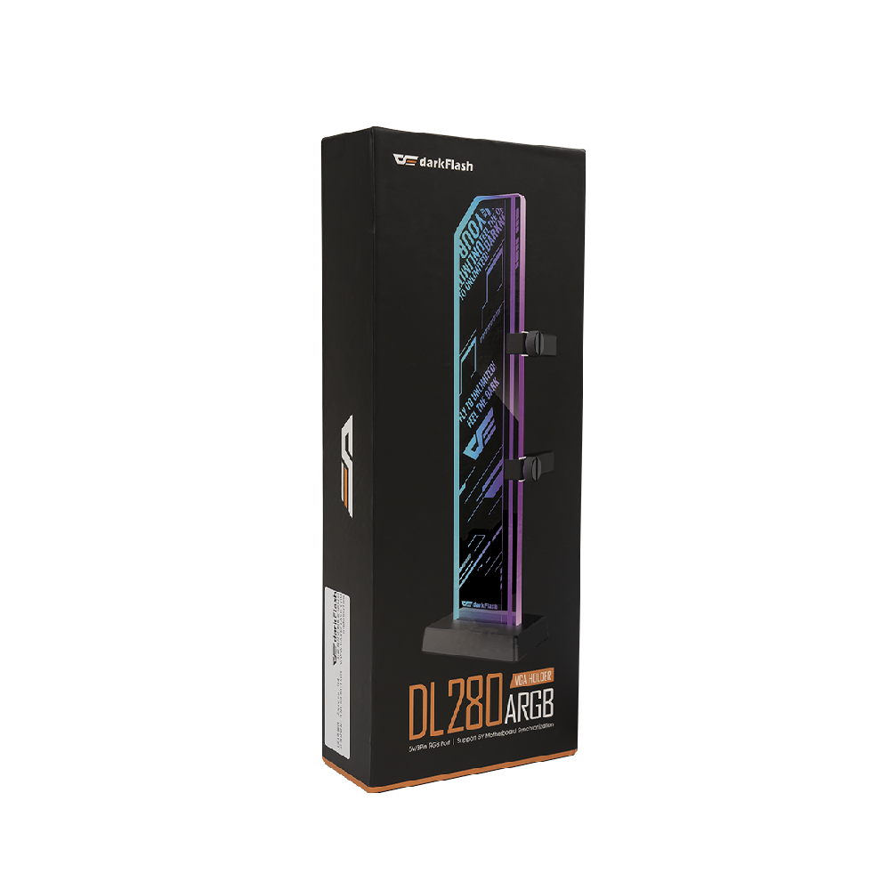 darkFlash大飛 DL280 ARGB鋼化玻璃顯卡支架 - PChome 24h購物