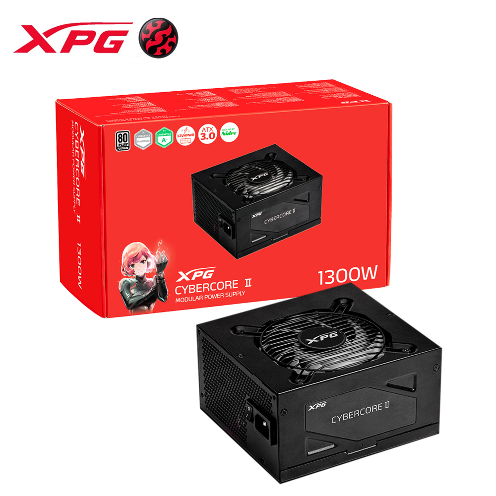 威剛 XPG CYBERCORE II 1300W 80PLUS PLATINUM 白金牌 ATX3.0 電源供應器 - PChome 24h購物