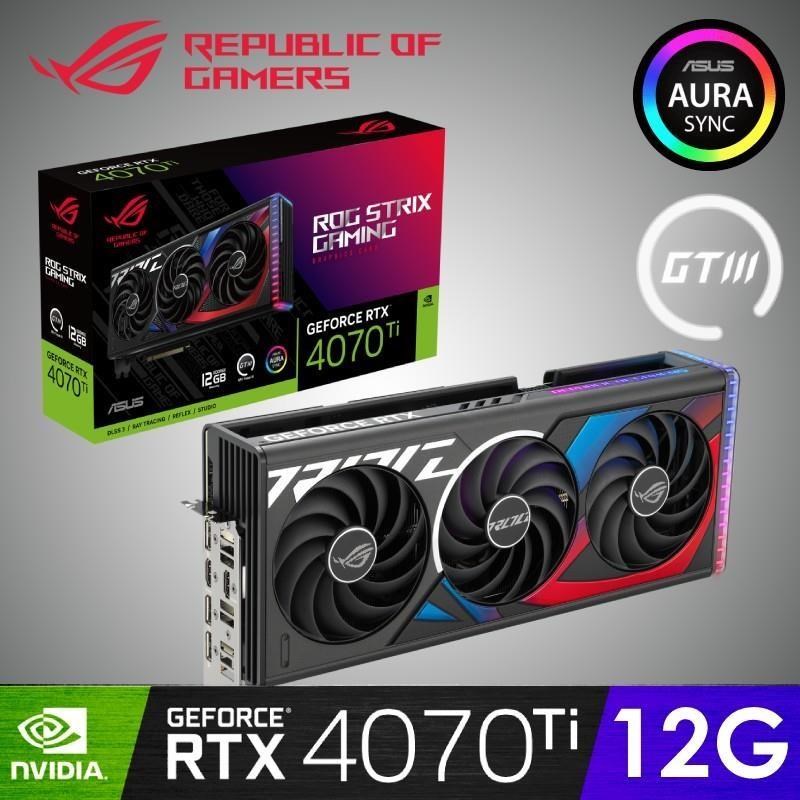 【華碩】ASUS ROG-STRIX-RTX4070TI-12G-GAMING 顯示卡 - PChome 24h購物