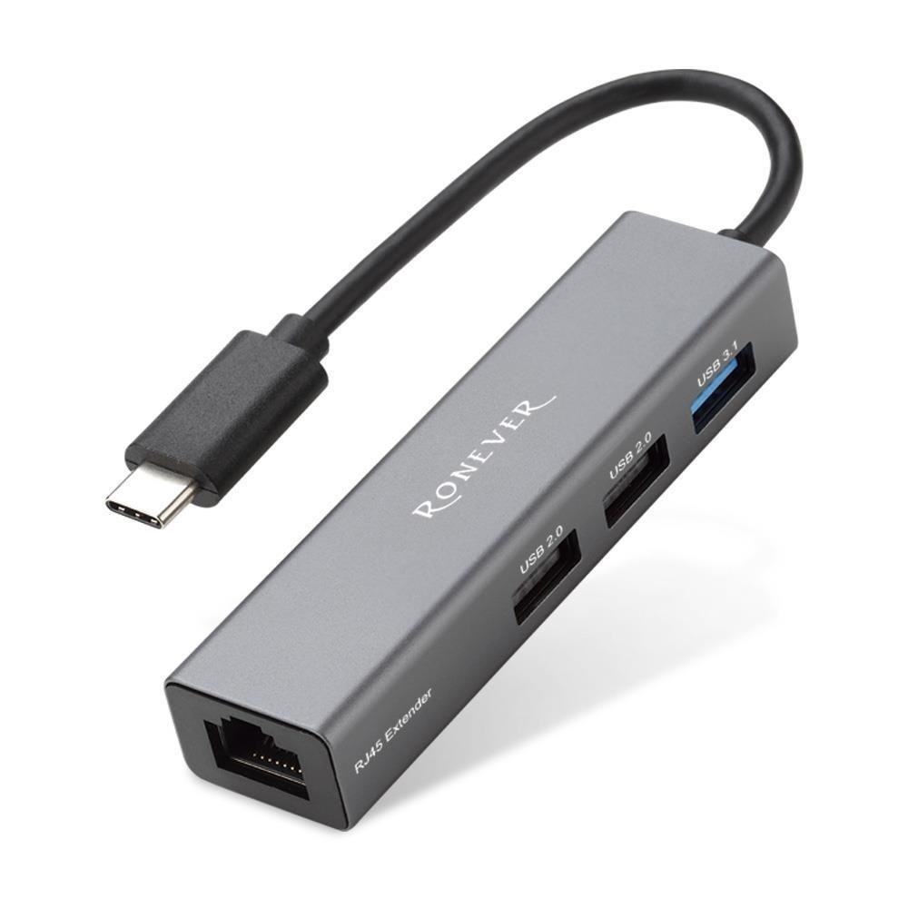 【RONEVER】Type-C 鋁合金二合一集線器-(PC014) - PChome 24h購物