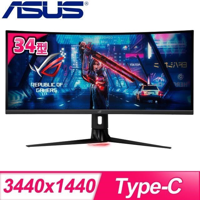 ASUS 華碩 ROG Strix XG349C 34吋 21:9 IPS 電競曲面螢幕 - PChome 24h購物
