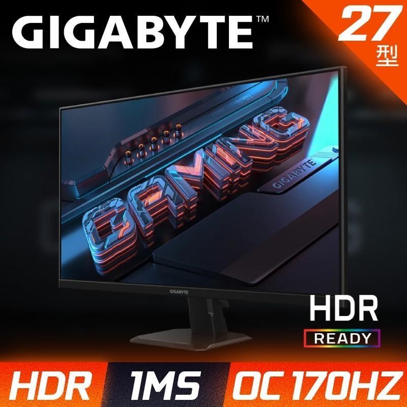 GIGABYTE GS27F 27型 電競螢幕(FHD/165hz/1ms/IPS) - PChome 24h購物
