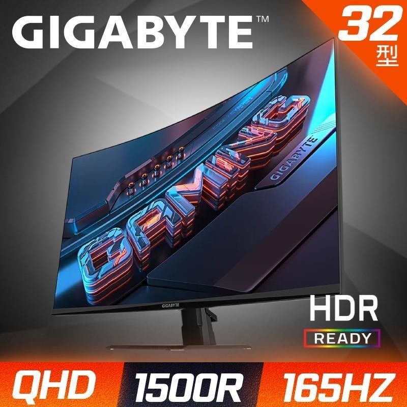 GIGABYTE GS32QC 32型 2K 曲面電競螢幕(165hz/1ms/VA) - PChome 24h購物