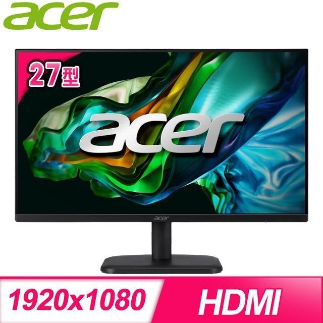 ACER 宏碁 【南紡購物中心】 EK271 E 27型 IPS 100Hz抗閃螢幕 - PChome 24h購物