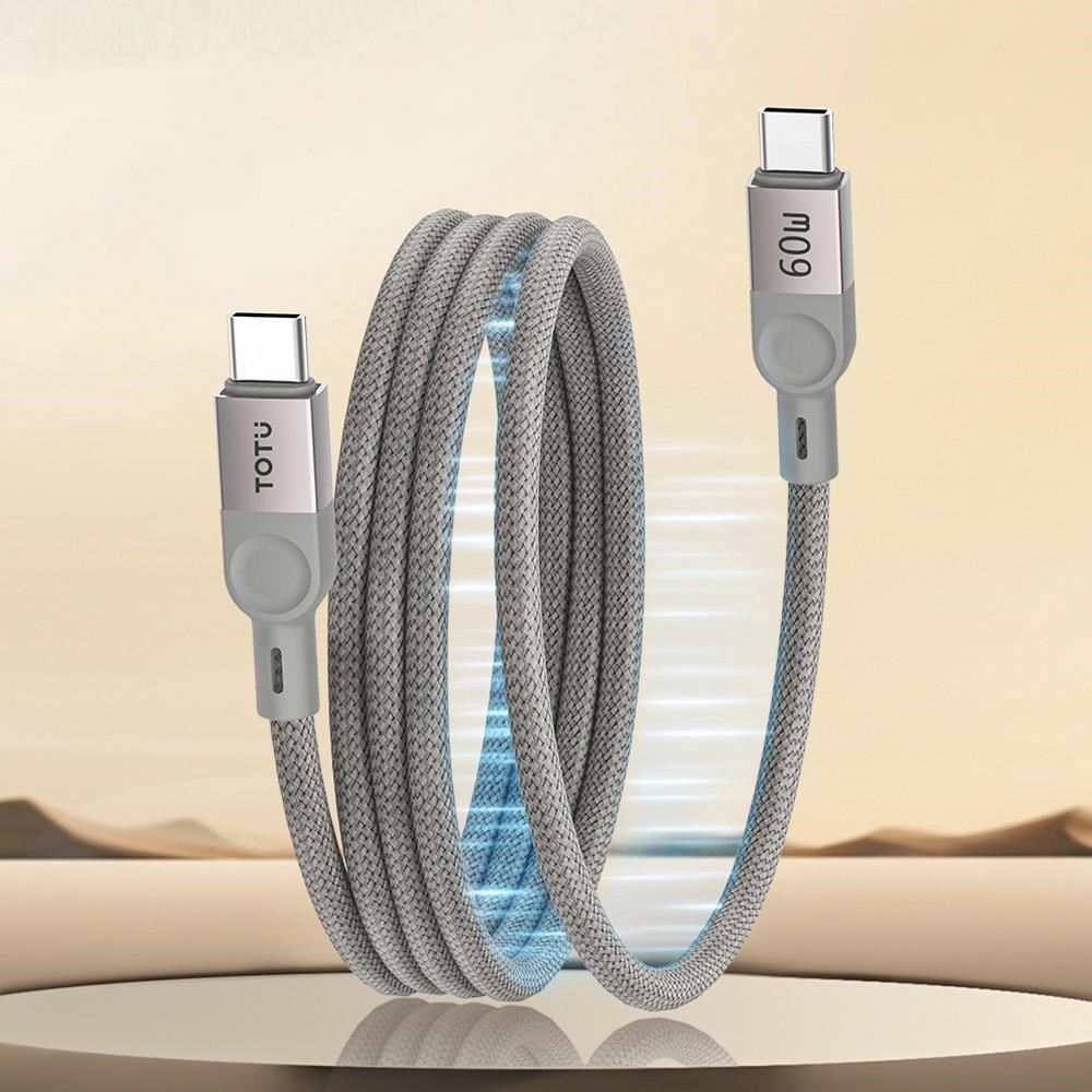 【TOTU】磁吸編織收納 雙Type-C/PD充電傳輸快充線 QC4.0 CB-13系列 - PChome 24h購物