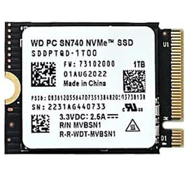 【南紡購物中心】 SN740 1TB 1T M.2 2230 PCIE 4.0 SSD 固態硬碟 -OEM 包裝 - PChome 24h購物
