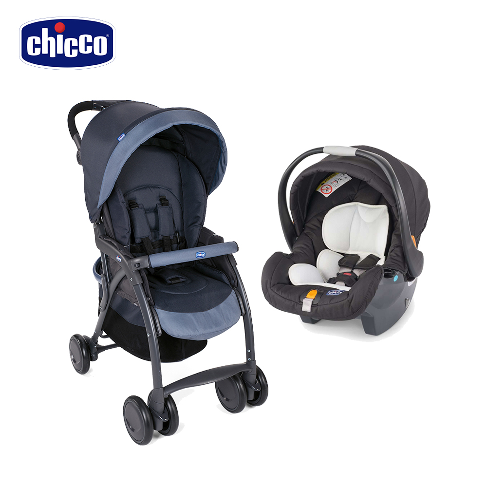 【chicco】SimpliCity都會輕便推車風格版+KeyFit 手提汽座無底座版(多色) - PChome 24h購物