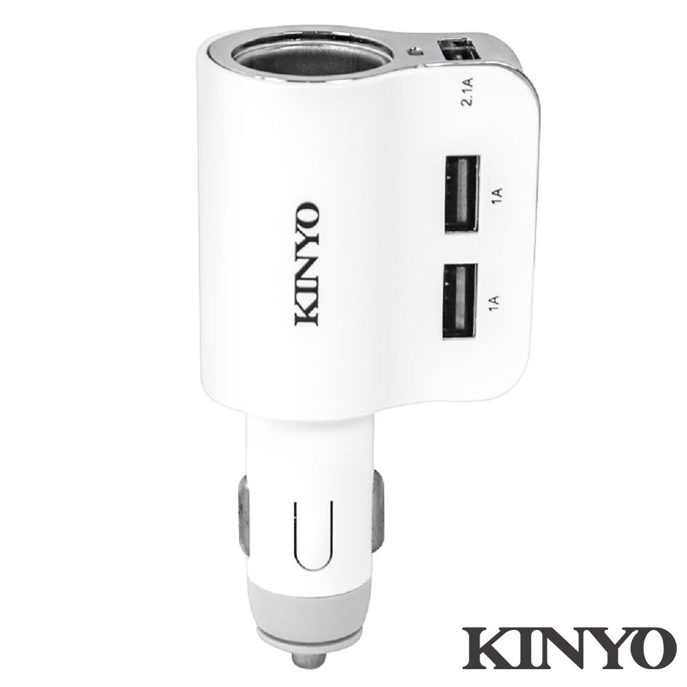 【KINYO】車用2合1_USB充電器+點菸器 CRU40 - PChome 24h購物