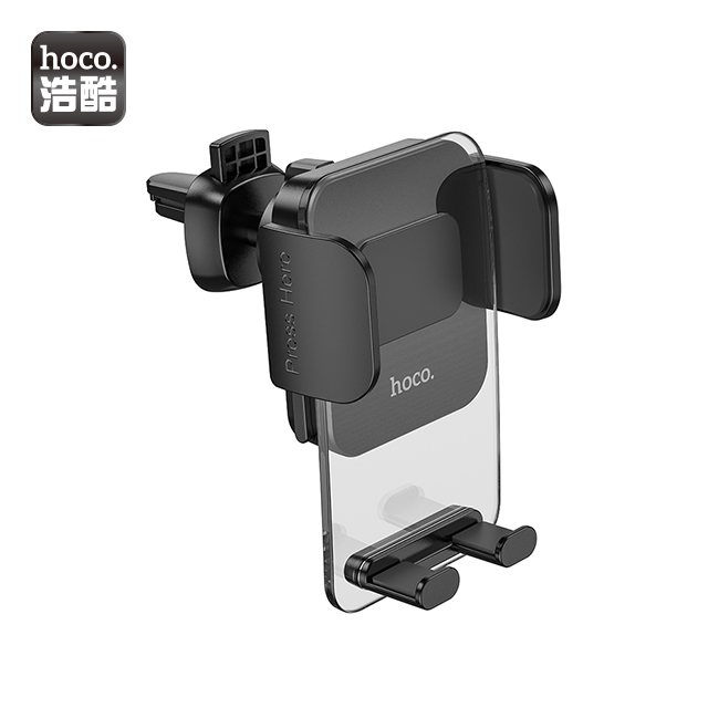 hoco. CA117 玲瓏按壓式出風口車載支架 時空黑 - PChome 24h購物