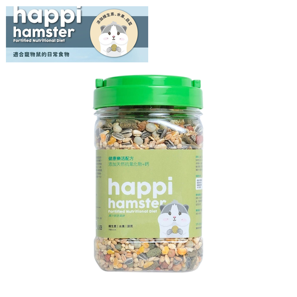 【Happi Hamster】 倉鼠飼料 健康樂活配方600g - PChome 24h購物