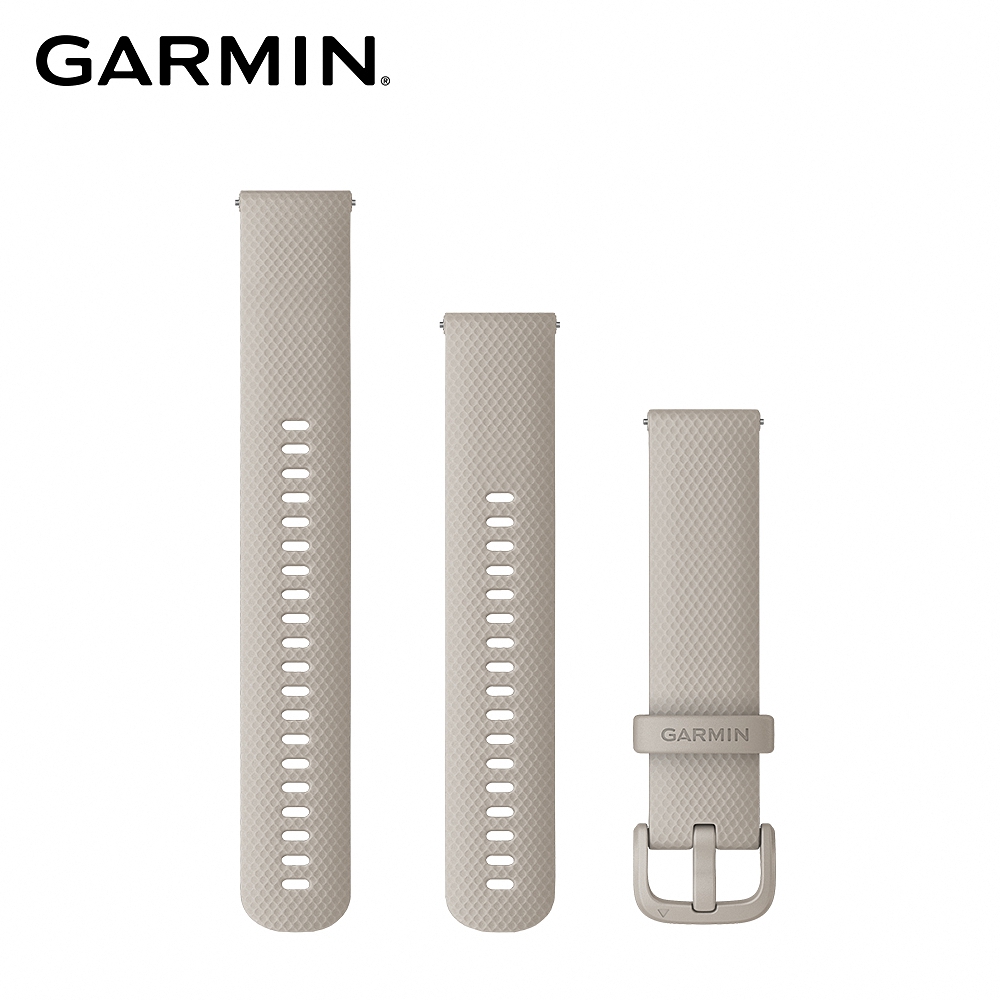GARMIN Quick Release 20mm 法式可可矽膠錶帶 - PChome 24h購物