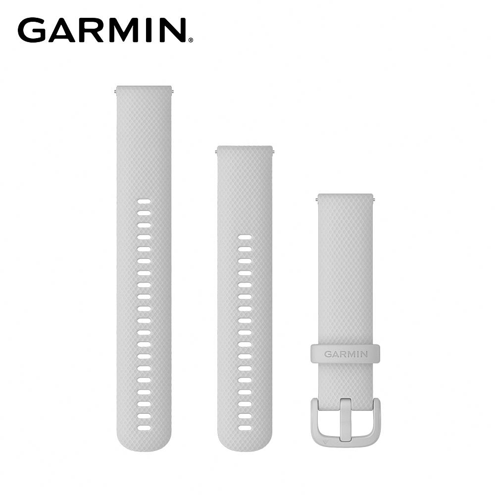 GARMIN Quick Release 20mm 寧靜灰矽膠錶帶 - PChome 24h購物