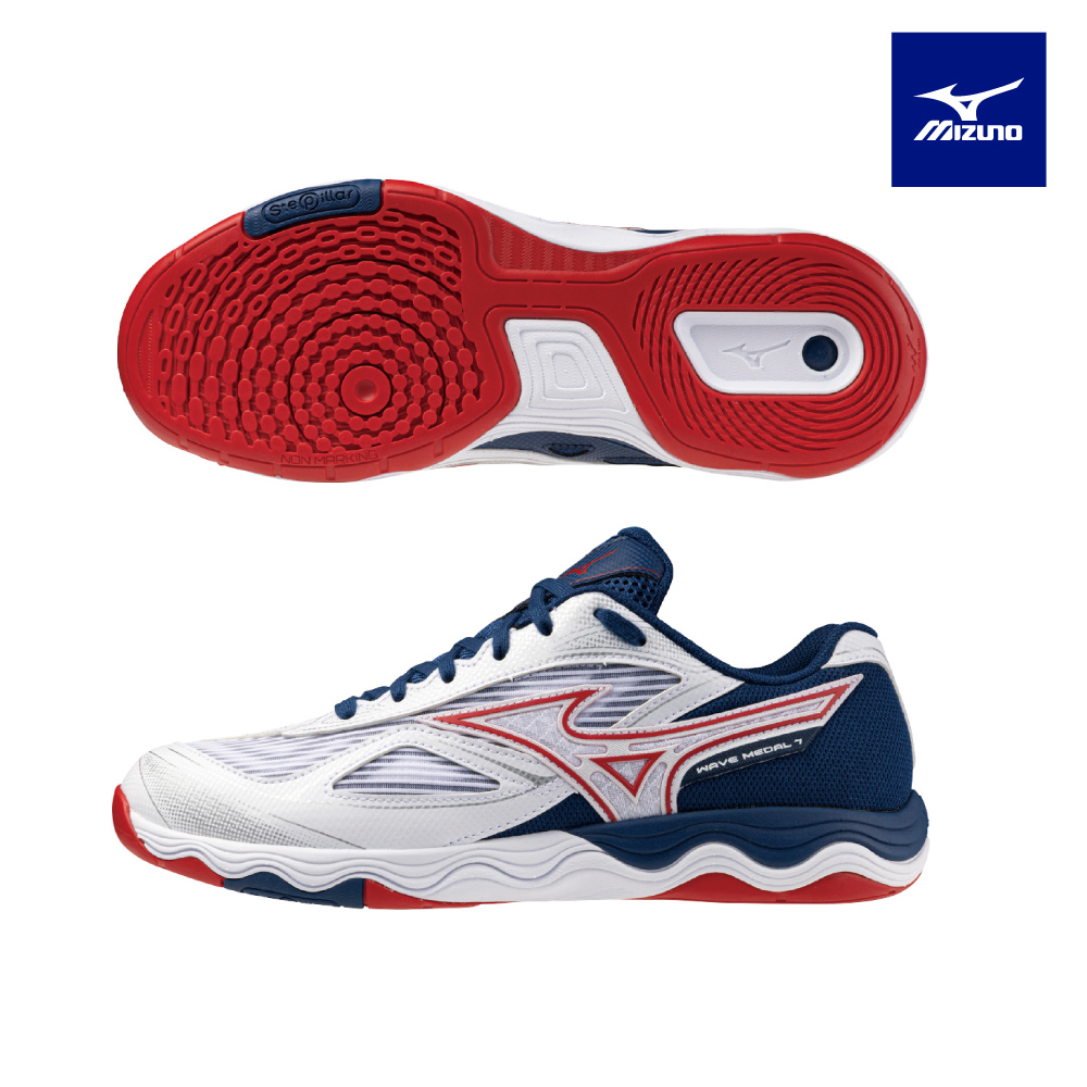 【MIZUNO 美津濃】WAVE MEDAL 7 桌球鞋 81GA241501 - PChome 24h購物