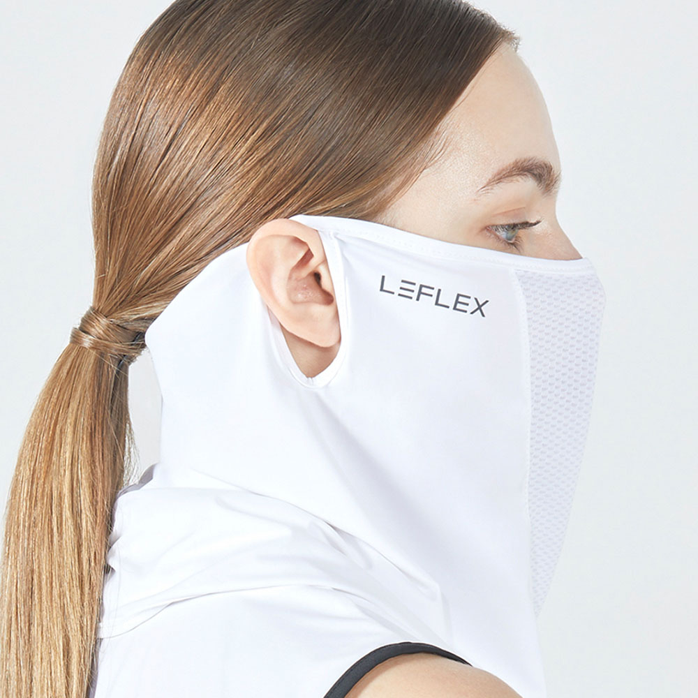 《真心良品》韓國LEFLEX高爾夫運動防曬面罩-2入組 - PChome 24h購物