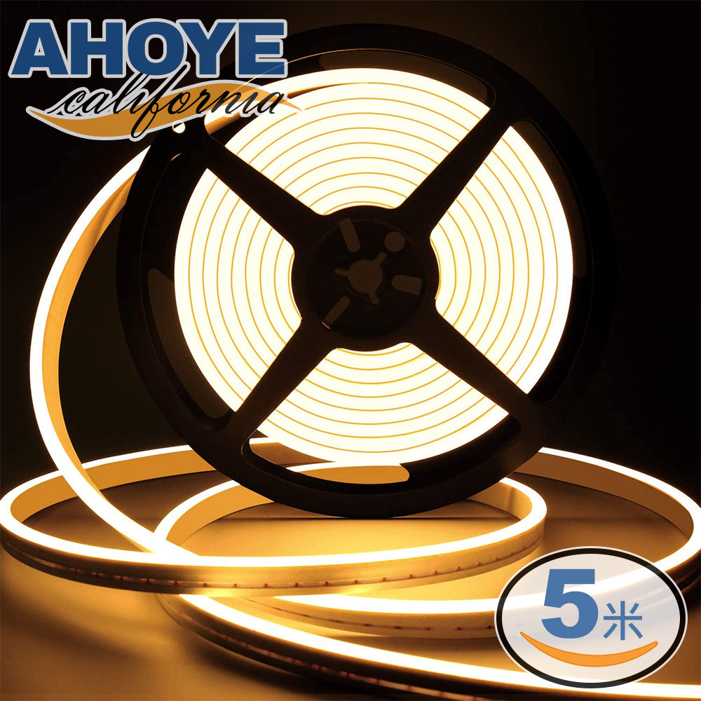 【Ahoye】DC12V防水無燈珠LED燈條 (5米-暖白光) 夜燈 戶外照明 庭院燈 - PChome 24h購物