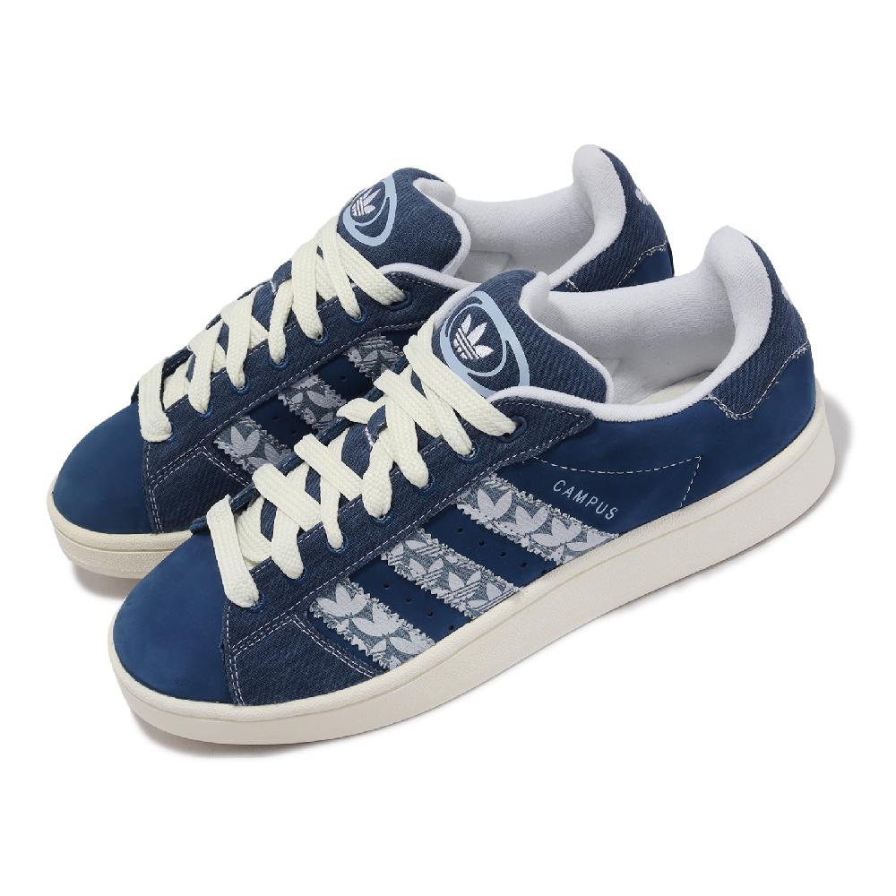 adidas 愛迪達 休閒鞋 Campus 00s 男鞋 女鞋 藍 皮革 丹寧風 拼接 Y2K 三葉草 IE2217 - PChome 24h購物