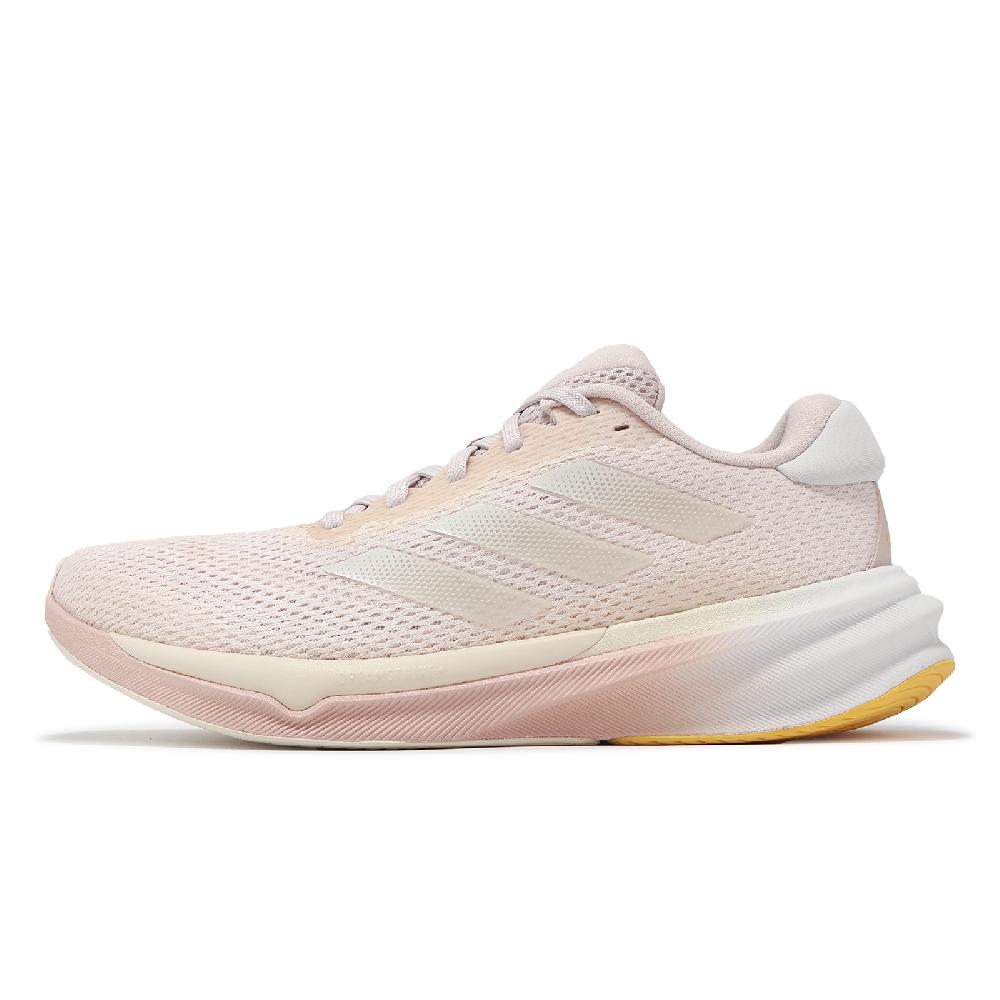 adidas 愛迪達 慢跑鞋 Supernova Stride W 女鞋 粉 白 網布 透氣 緩衝 輕量 運動鞋 IE4624 ...
