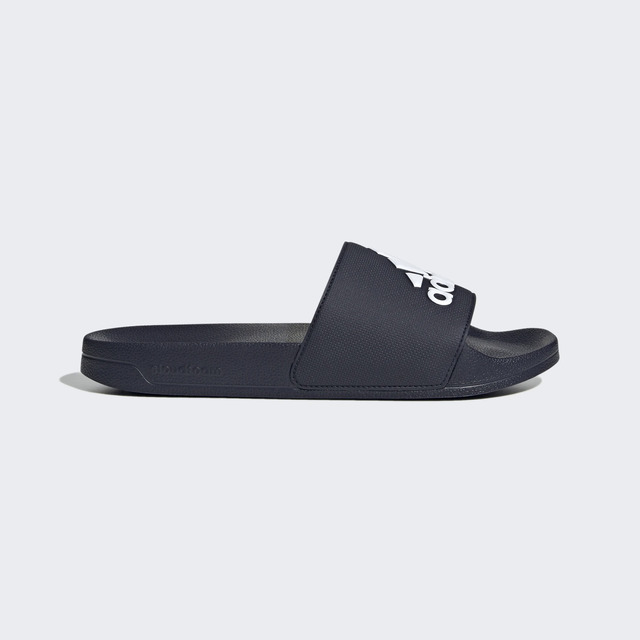 Adidas Adilette Shower [GZ3774] 男女 涼拖鞋 經典 運動 休閒 舒適 夏日 海灘 深藍 - PChome 24h購物