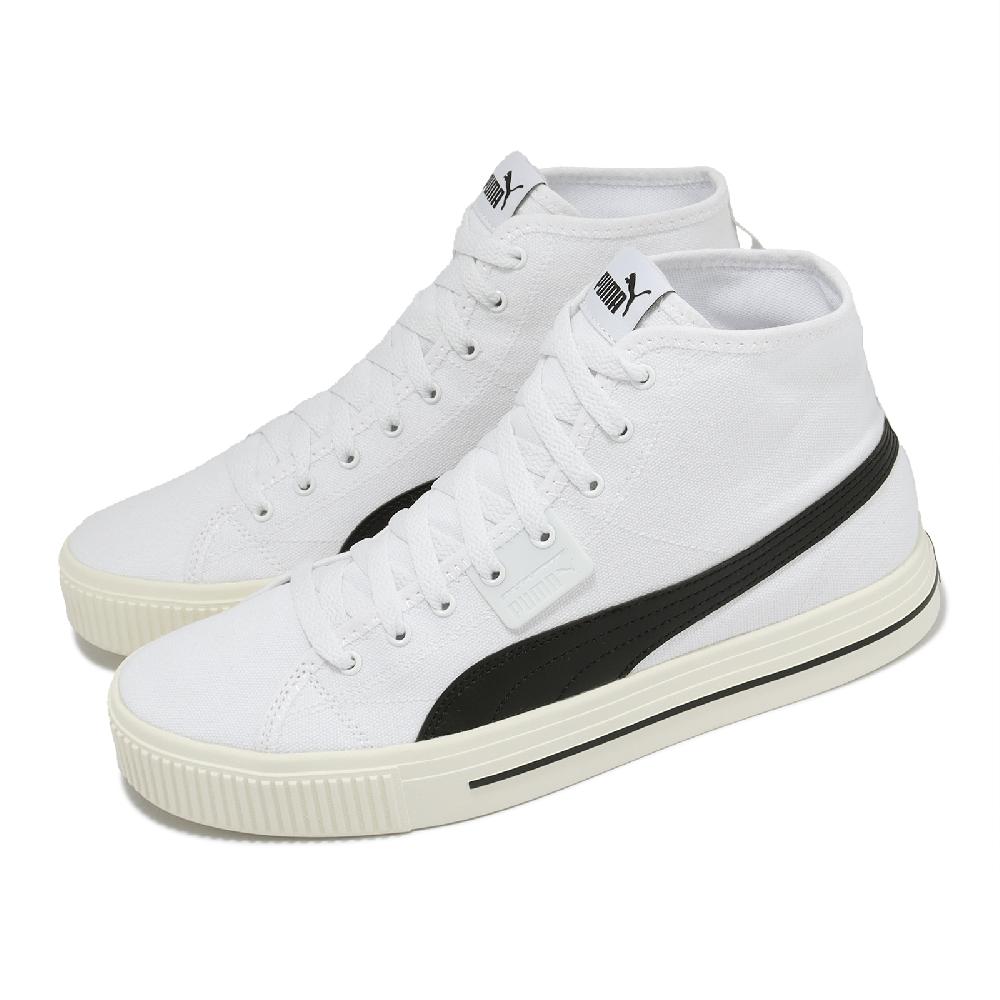 彪馬 休閒鞋 Ever Mid 男鞋 白 黑 米白 中筒 帆布 環保材質 38584701 - PChome 24h購物