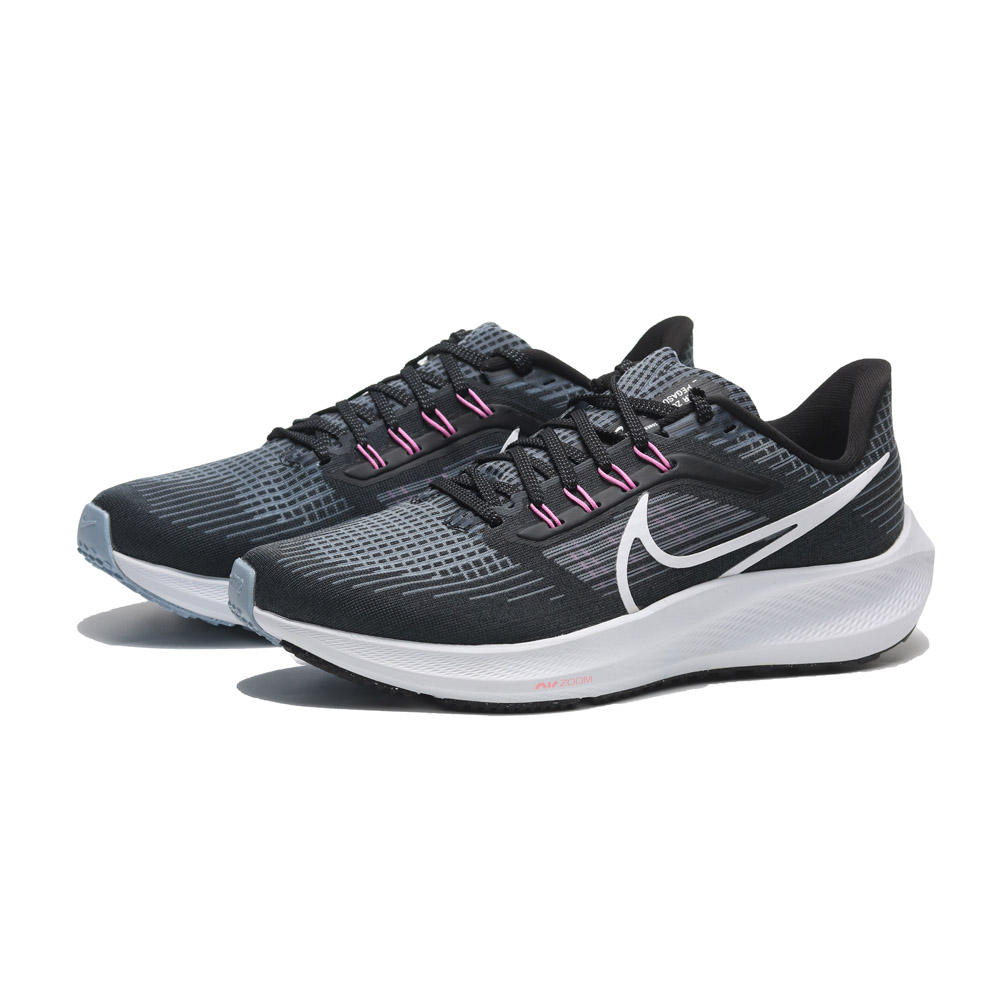 NIKE 慢跑鞋 AIR ZOOM PEGASUS 39 深灰 桃紅線 男 DH4071-010 - PChome 24h購物