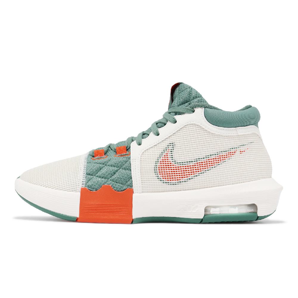 Nike 耐吉 籃球鞋 LeBron Witness 8 VIII EP 男鞋 白 綠 緩衝 回彈 氣墊 LBJ FB2237-101 ...