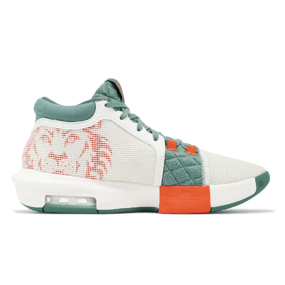 Nike 耐吉 籃球鞋 LeBron Witness 8 VIII EP 男鞋 白 綠 緩衝 回彈 氣墊 LBJ FB2237-101 ...