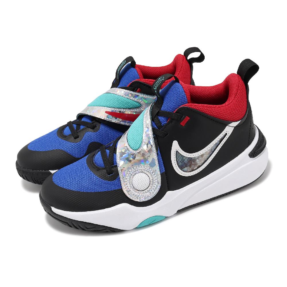 Nike 耐吉 籃球鞋 Team Hustle D 11 SE GS 大童 女鞋 黑 藍 魔鬼氈 FJ1390-001 - PChome 24h購物