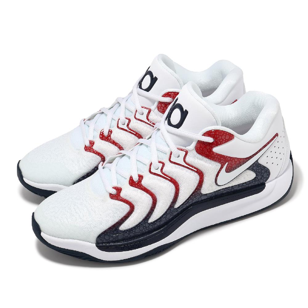 Nike 耐吉 籃球鞋 KD17 EP Team USA 美國隊 男鞋 白 藍 紅 Durant FJ9488-101 - PChome 24h購物