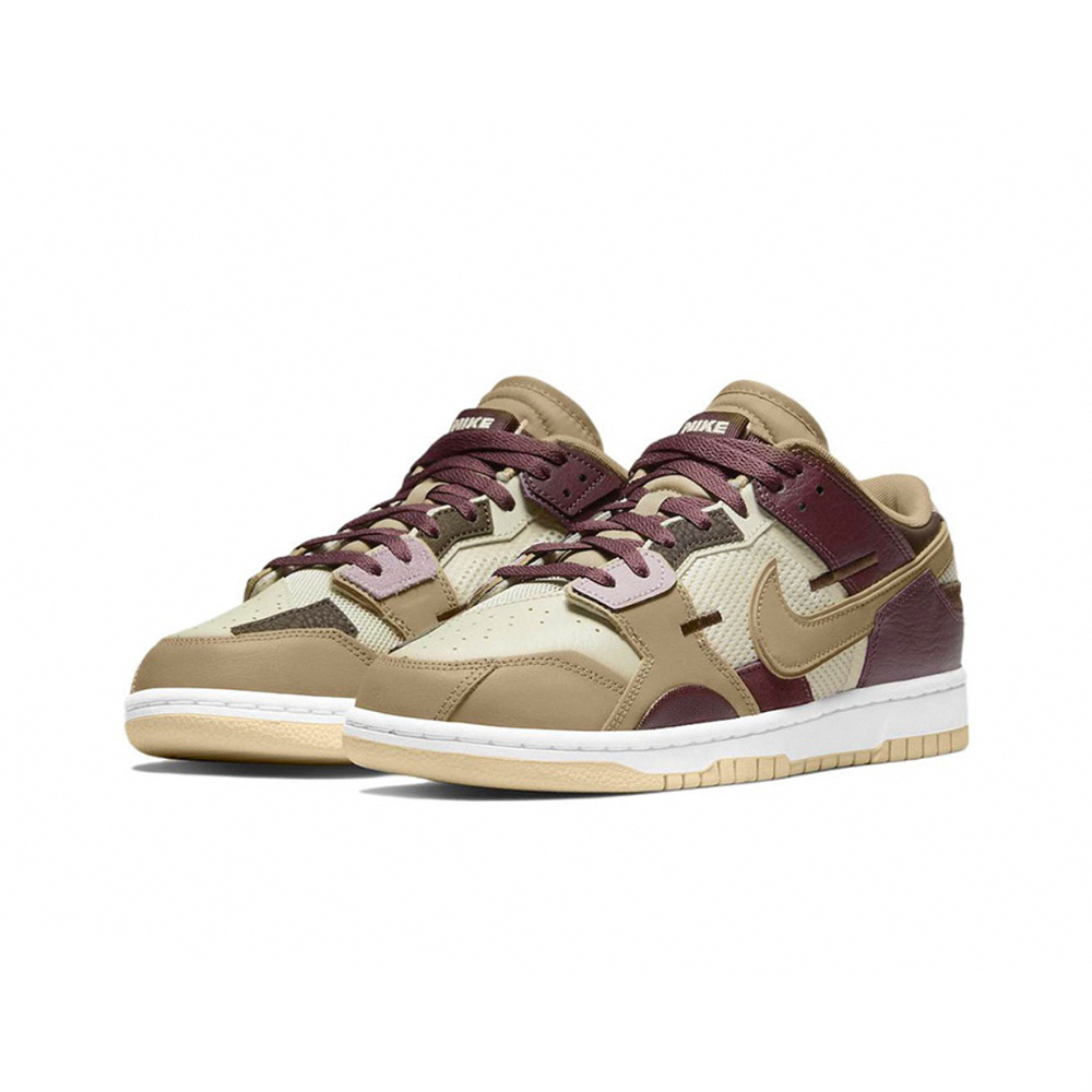 Nike Dunk Low Scrap Latte 咖啡 摩卡 DH7450-100 - PChome 24h購物
