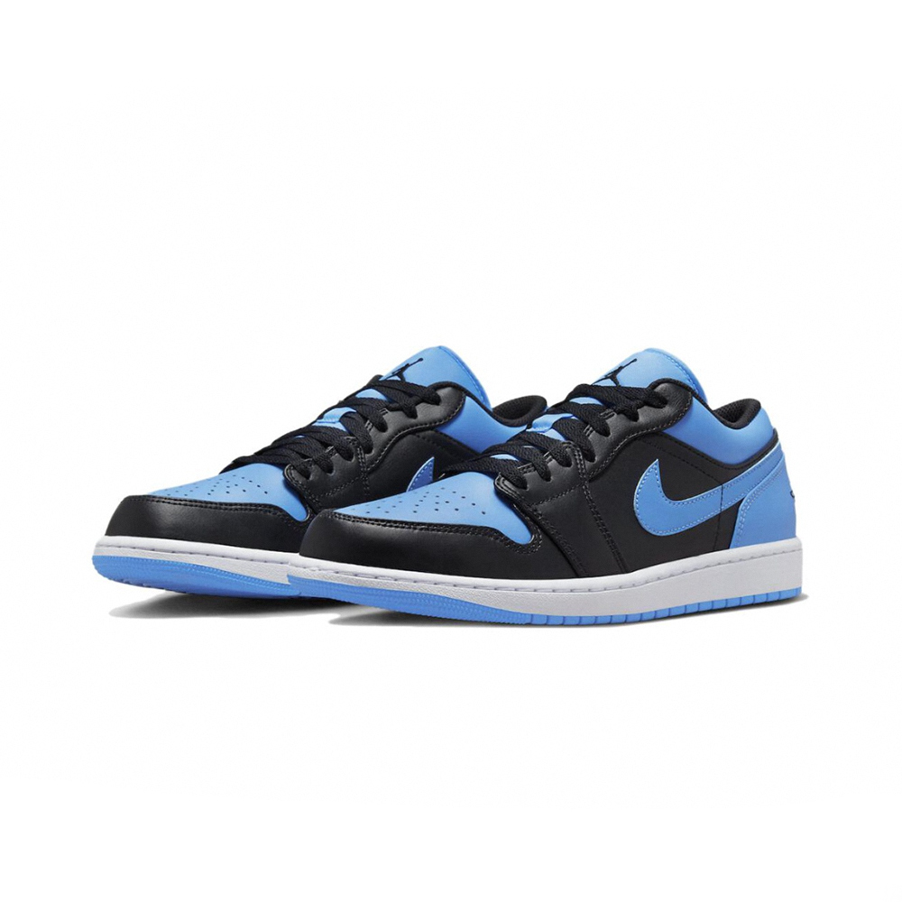 Air Jordan 1 Low Black University Blue 大學藍黑 553558-041 - PChome 24h購物