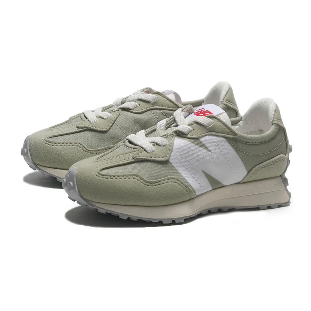 NEW BALANCE 休閒鞋 NB 327 淺綠 奶油底 復古 男女 U327LM - PChome 24h購物