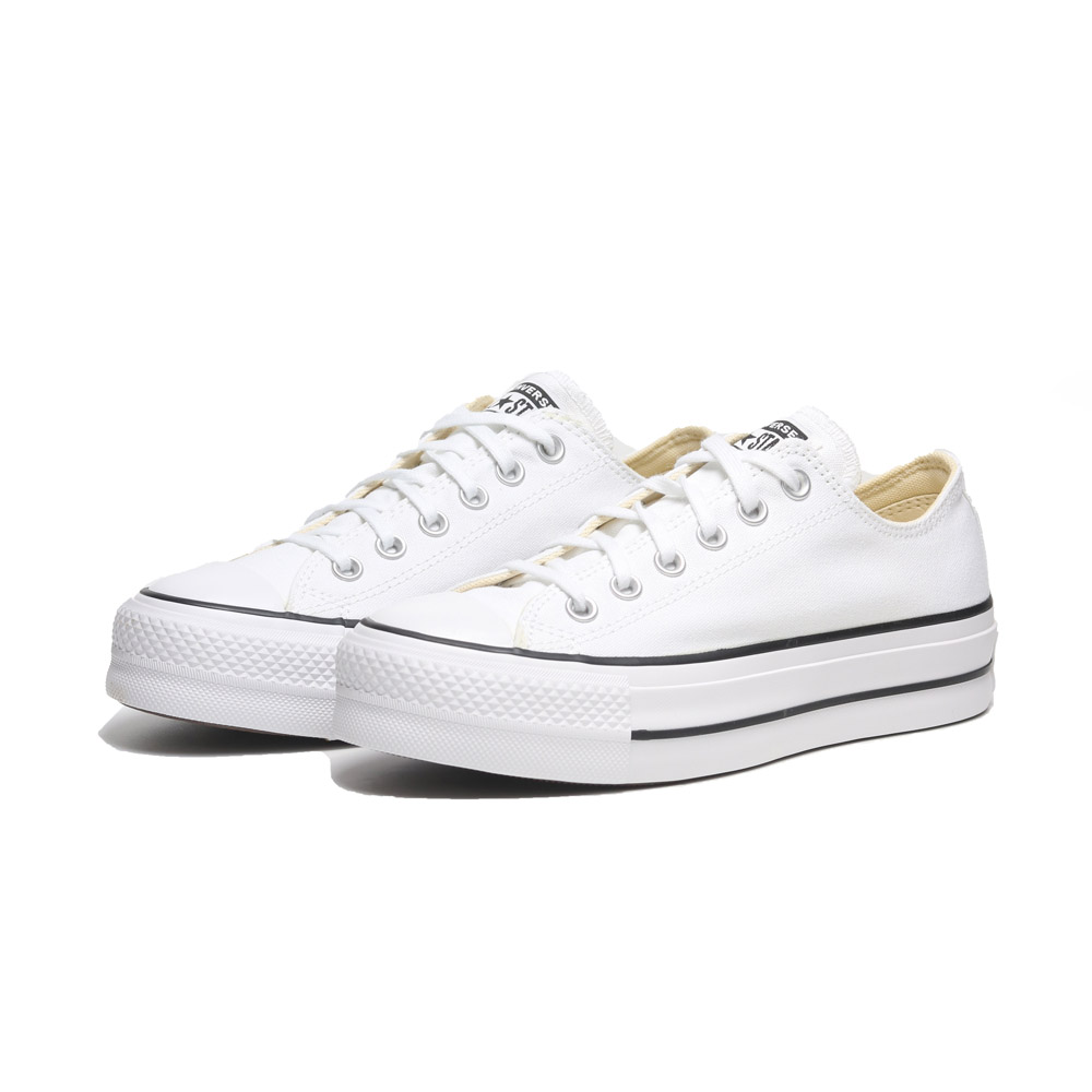 CONVERSE 帆布鞋 CHUCK TAYLOR ALL STAR LIFT 增高 白色 低筒 女 560251C - PChome 24h購物