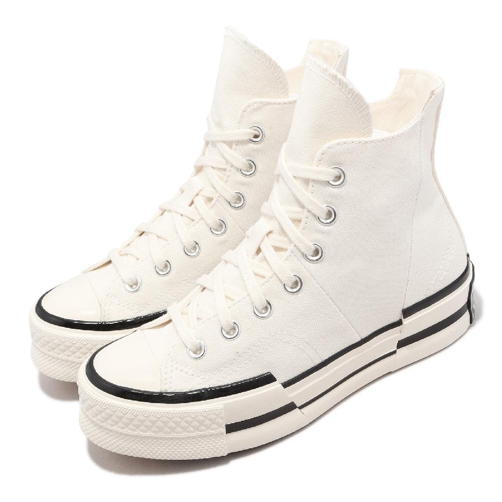 Converse 休閒鞋 Chuck 70 Plus 男鞋 奶油白 厚底 增高 拼接 解構 高筒 復古 A00915C - PChome 24h購物