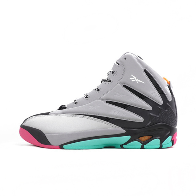 Reebok The Blast [100033877] 男 籃球鞋 運動 復古 Nick Van Exel 高筒 灰黑 - PChome 24h購物