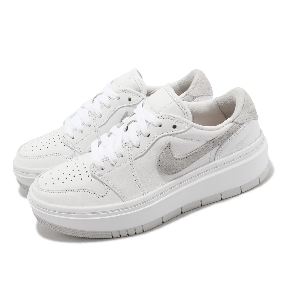 Nike 休閒鞋 Air Jordan 1 Elevate Low 女鞋 男鞋 白 灰 厚底 AJ1 經典 DH7004-110 ...