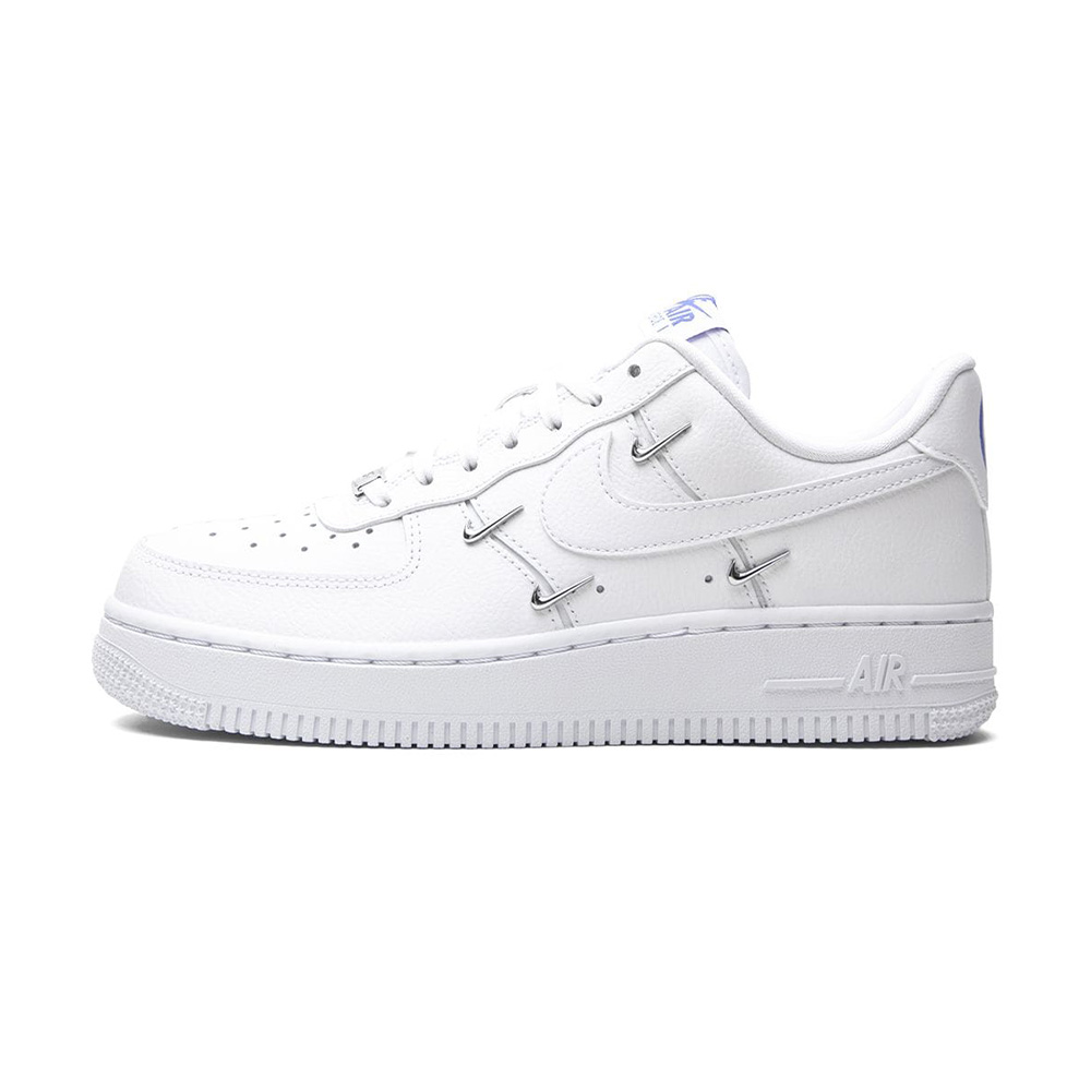 Nike Air Force 1 07 LX 女鞋 白 銀色小勾 立體 運動 休閒鞋 CT1990-100 - PChome 24h購物